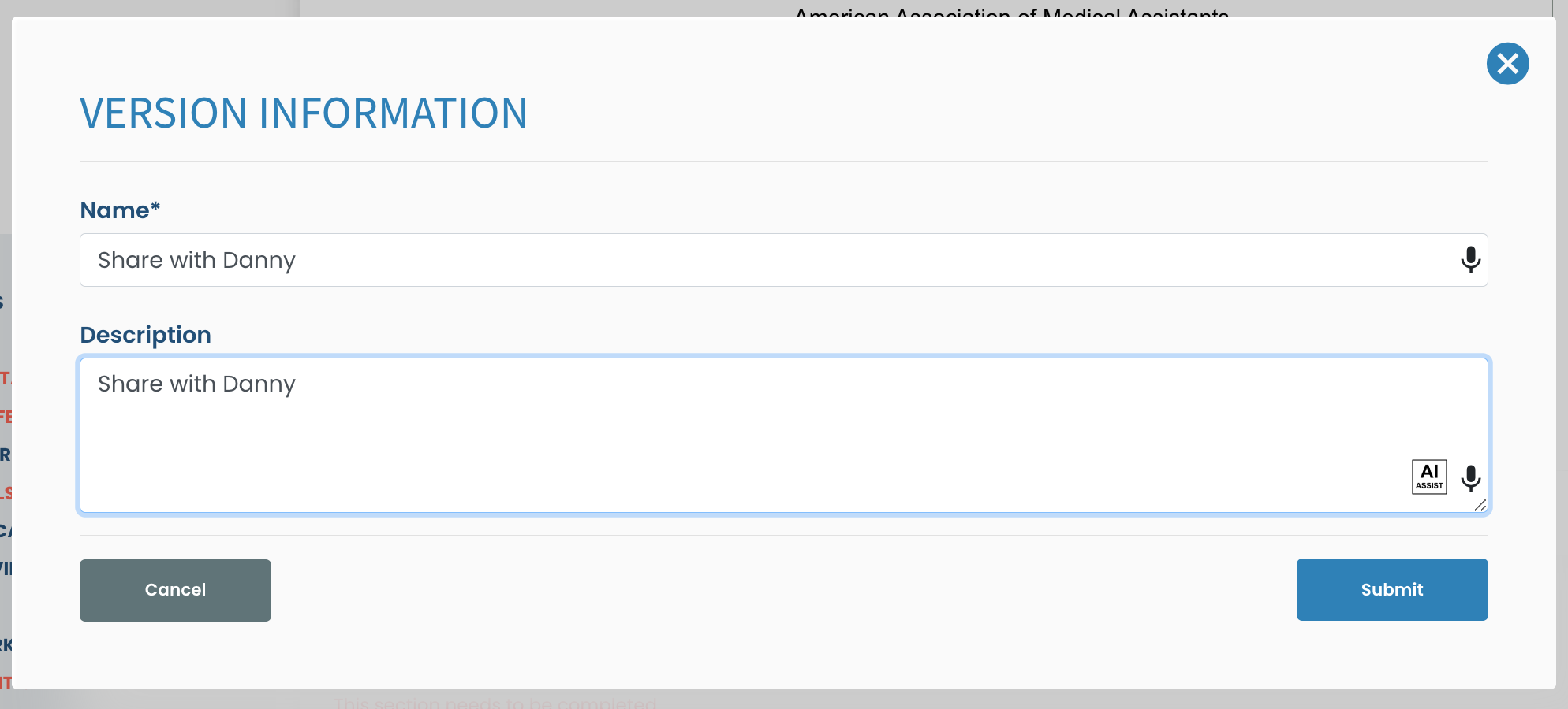 Create Temporary Shareable Profile Introduction Link